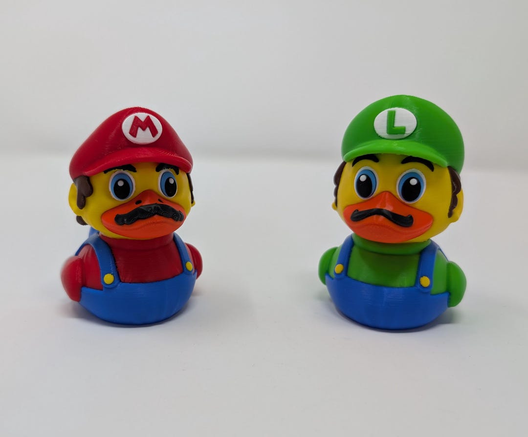 Mario and Luigi Ducks | Mario & Luigi Decoration - Etsy