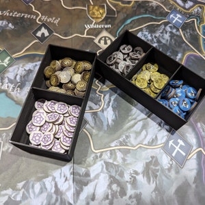 Skyrim: the Adventure Game Token Organizers - Skyrim Board Game ...