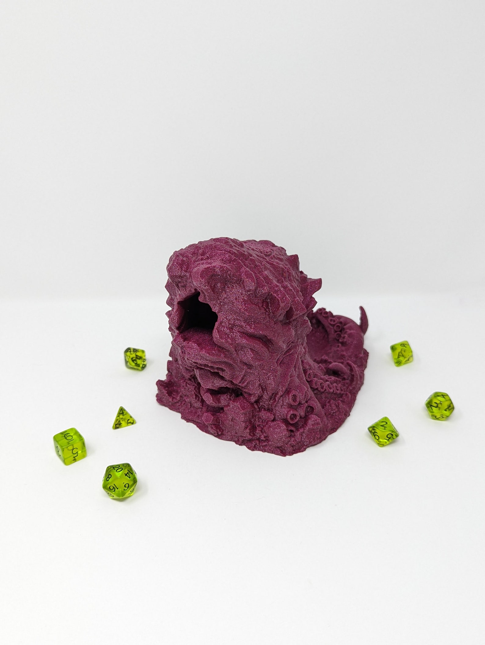 Cthulhu Dice Tower - Cthulhu Cave Dice Tower - Dnd Gift - Dnd Dice ...