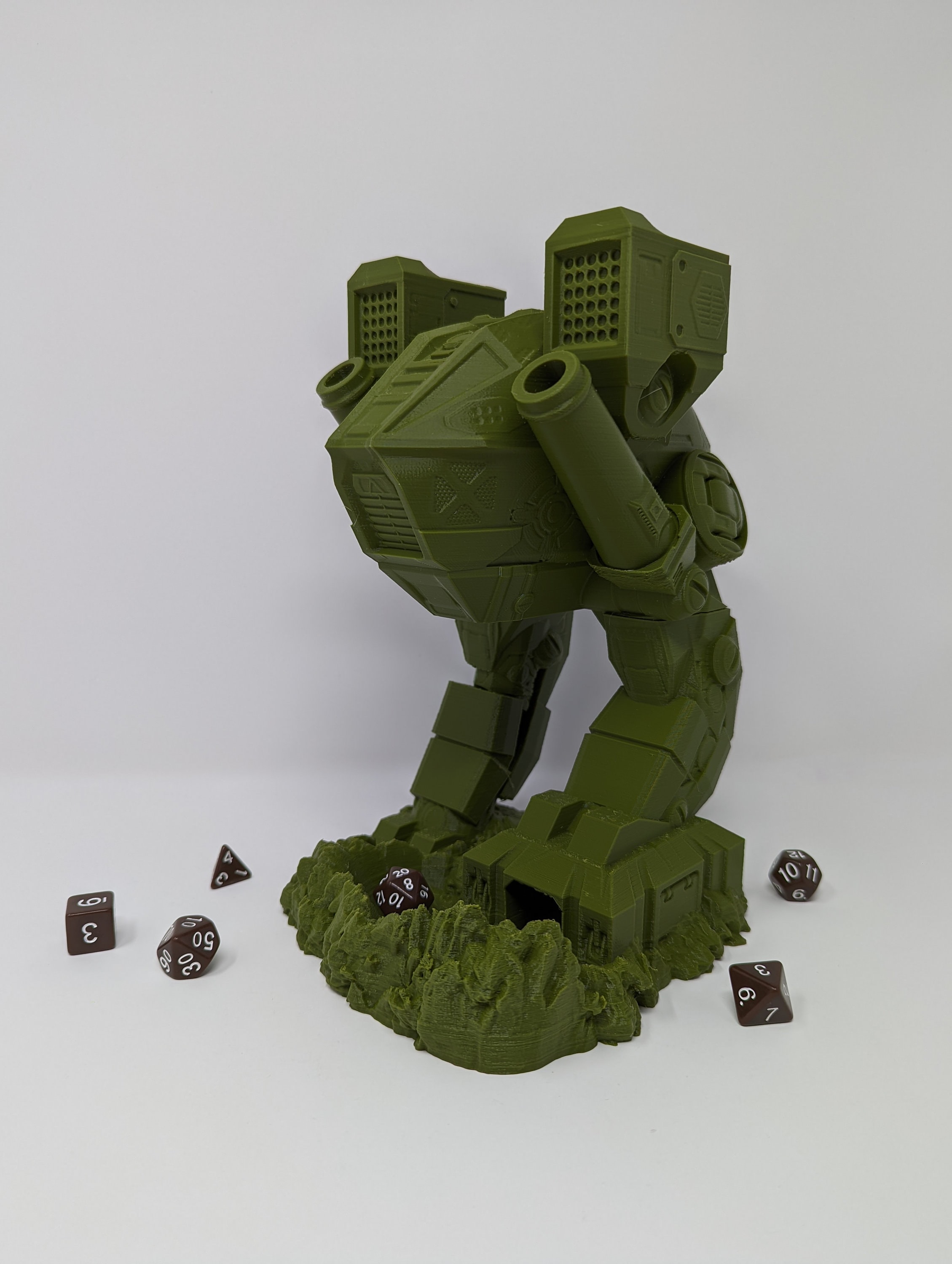 Mech Dice Tower Robot Dice Tower Battle Mech Dice Tower - Etsy