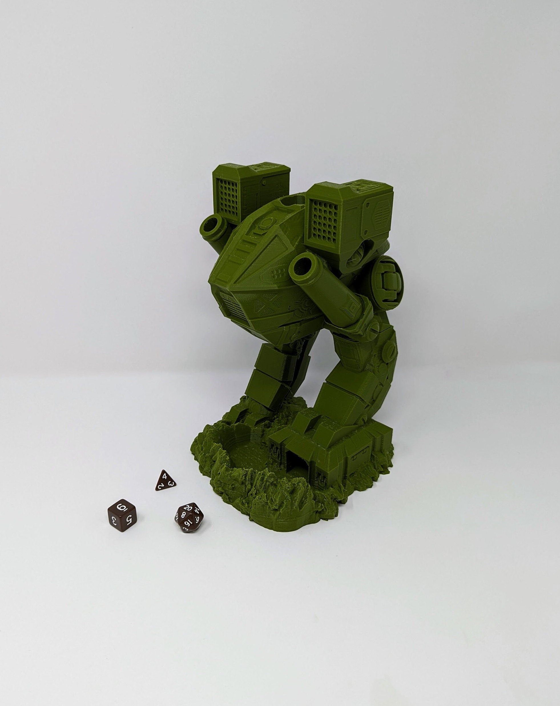 Mech Dice Tower Robot Dice Tower Battle Mech Dice Tower - Etsy