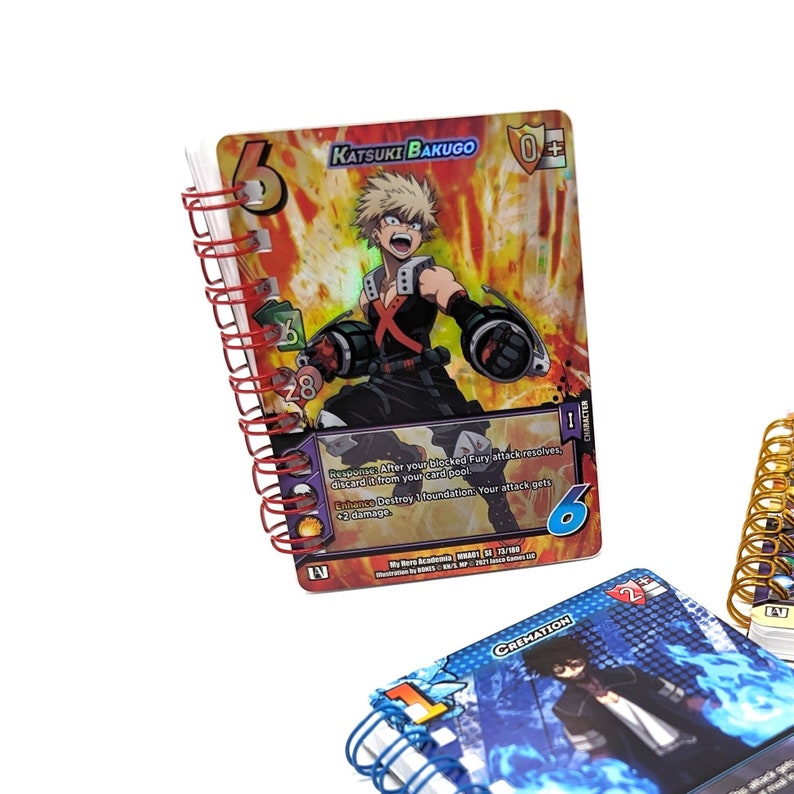 My Hero Academia Universus Trading Card Notebook Notepad Pocketbook MHA ...
