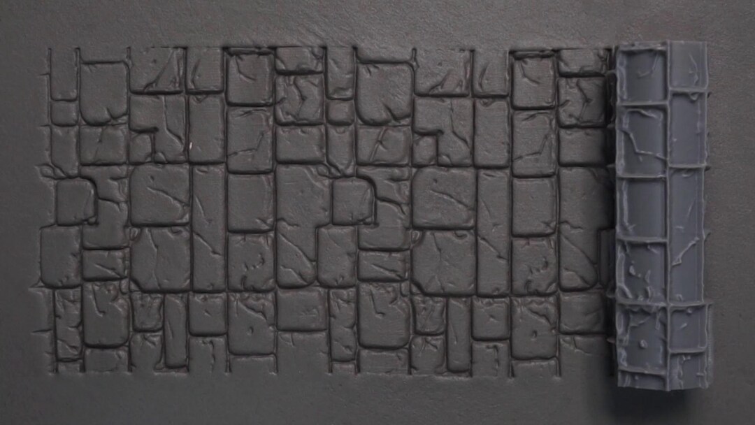 Textured Rollers Collectionclay/ Foams D&D Terrain | 28mm | 32mm ...