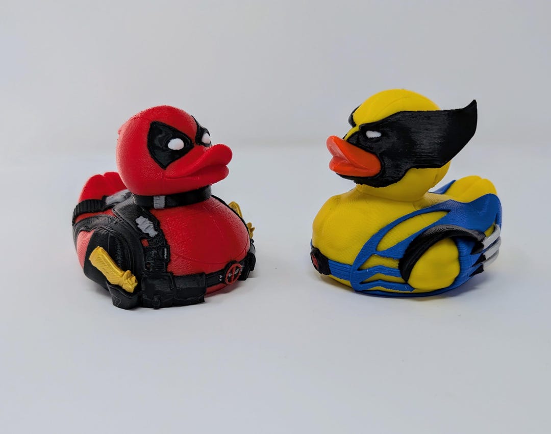 Deadpool and Wolverine Ducks | Deadpool & Wolverine Decoration ...