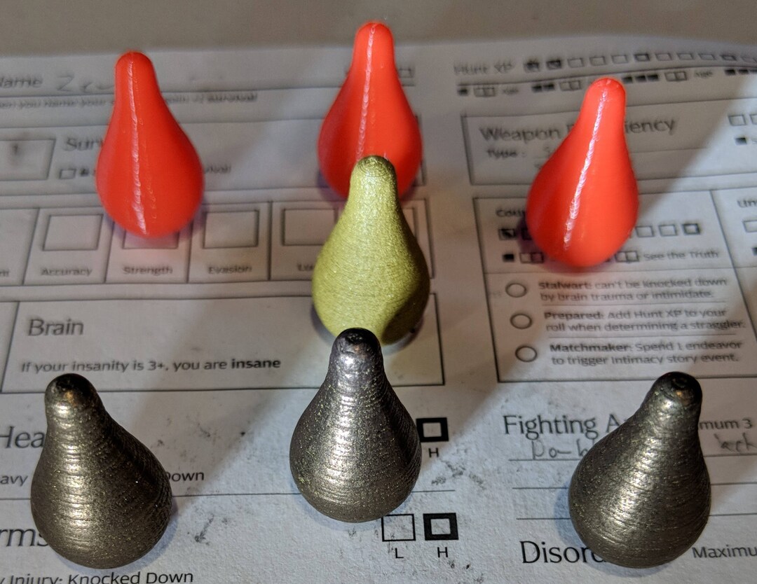 3D Bleeding Tokens for Kingdom Death: Monster - Etsy
