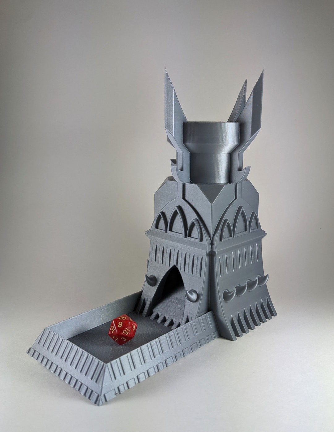 Dice Tower - Spiky Castle - D&D Gift - DM Gift - Daggerheart Dice Tower ...