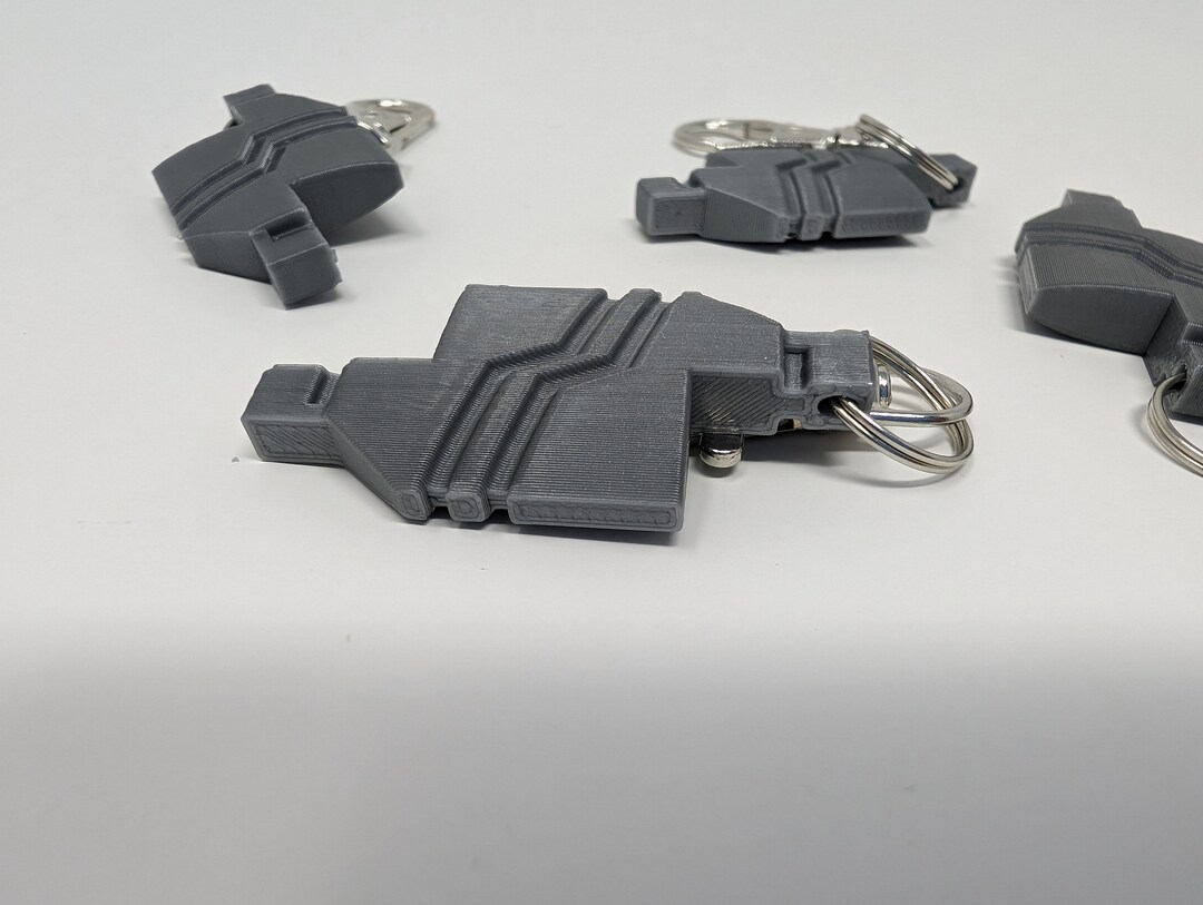Replicator Block Keychain - Science Fiction Robot Keychain - Etsy