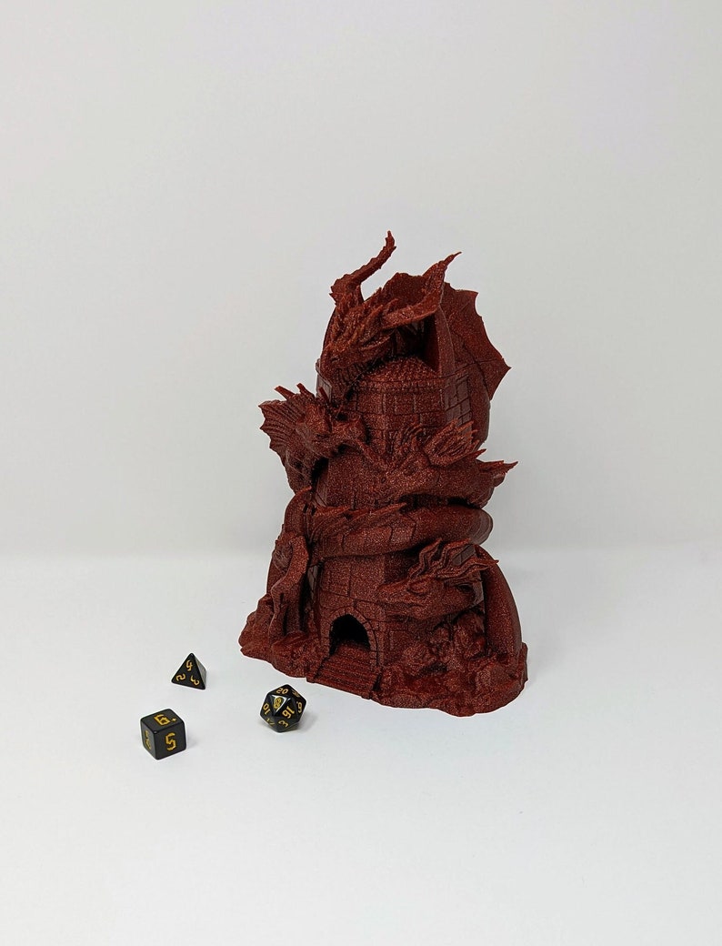 Dice Tower - Tiamat Dice Tower - Dragon Dice Tower - Dnd Gift - DND ...