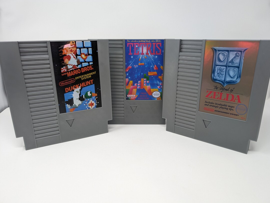 Game Cartridge Wall Art | NES Cartridge Display - Etsy