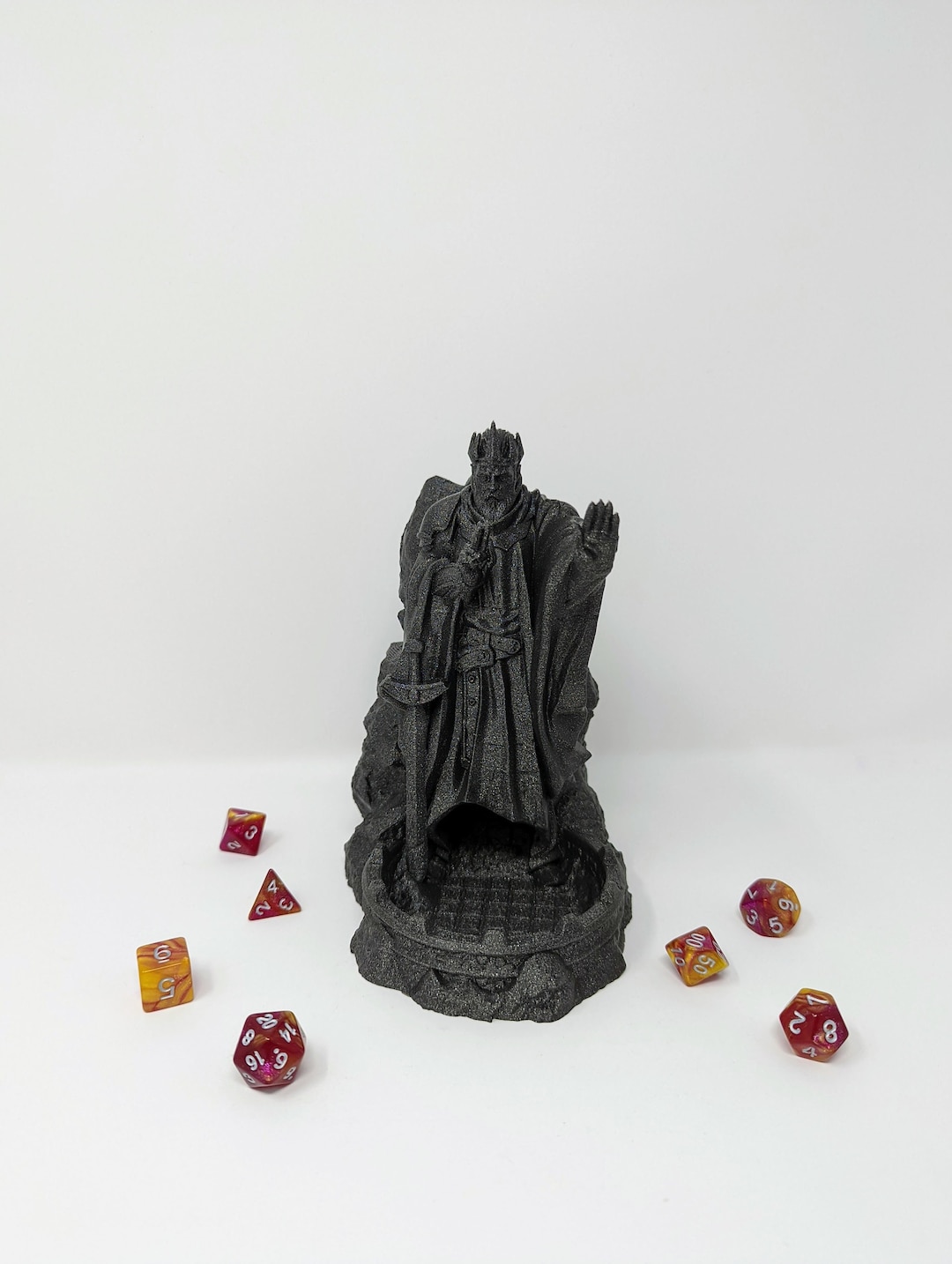 Dice Tower - Statue of the Gods Dice Tower - King Dice Tower - Dnd Gift ...