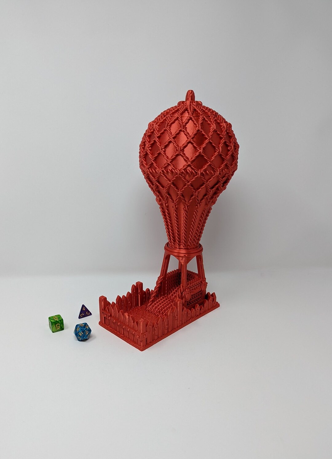 Hot Air Balloon Dice Tower - Balloon Dice Tower - Dnd Gift -dnd Dice ...