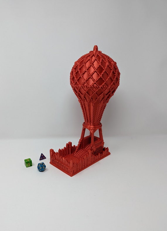 Hot Air Balloon Dice Tower Balloon Dice Tower Dnd Gift - Etsy