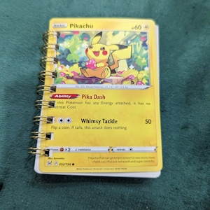 Pokemon Trading Card Notebook Notepad Pocketbook Pocketmonster Pocket ...