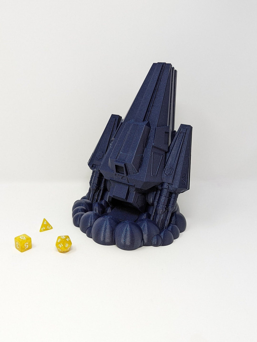 Rocketship Dice Tower - Rocket Dice Tower - Dnd Gift - Dnd Dice Tower ...