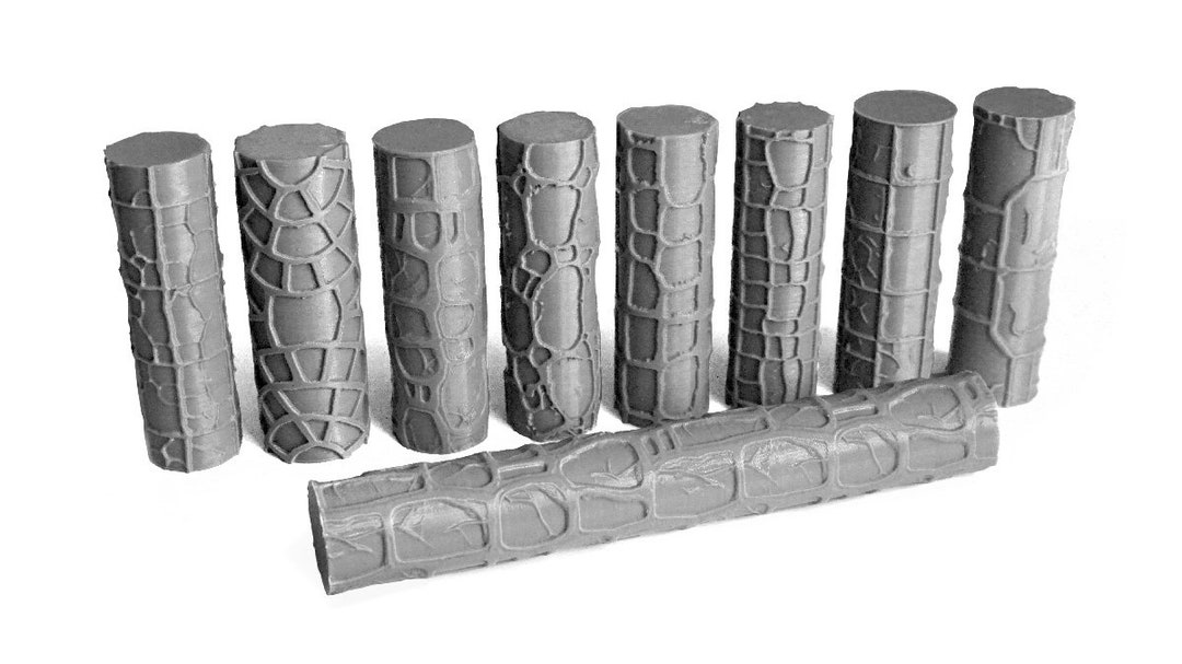Textured Rollers Collectionclay/ Foams D&D Terrain | 28mm | 32mm ...
