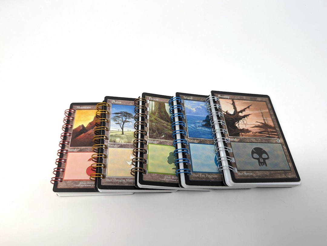 Magic Trading Card Notebook Notepad Pocketbook Magic the Gathering Book ...