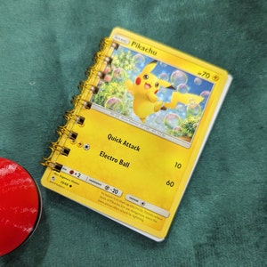 Pokemon Trading Card Notebook Notepad Pocketbook Pocketmonster Pocket ...