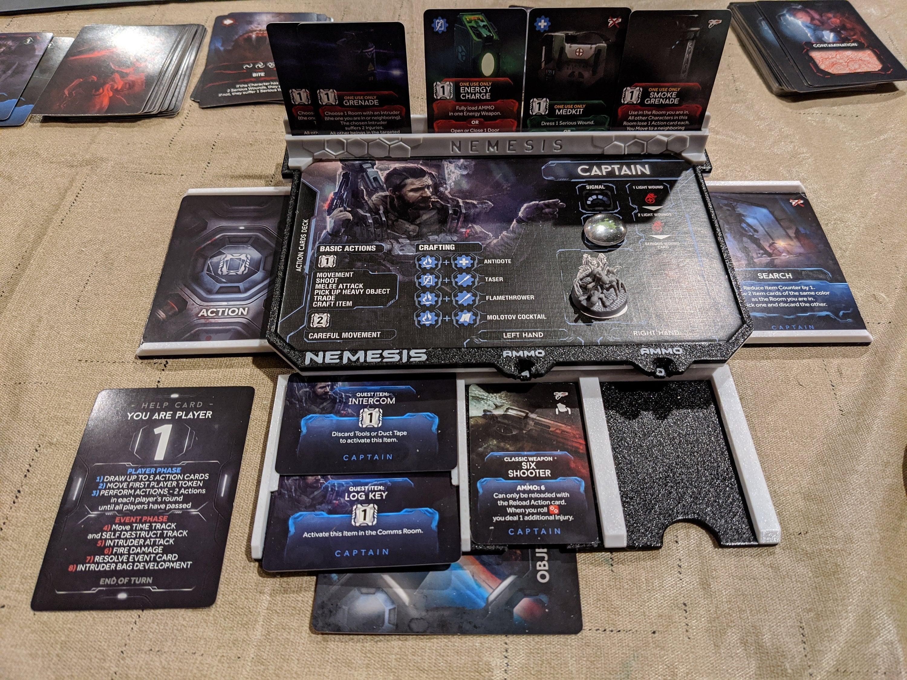 Nemesis Board Game Dashboard Character Dashboard - Etsy