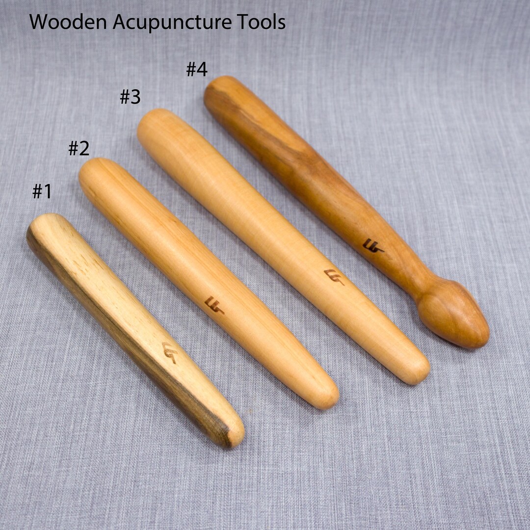 Wooden Acupuncture Tools, Gua Sha Massage Wooden Tool, Massage Stick ...