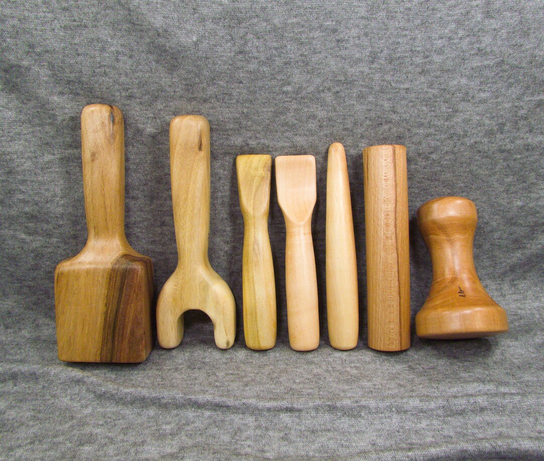 Set of 7 Tok Sen Massage Tools hammer, Catapult, Wedge X2, Stick ...