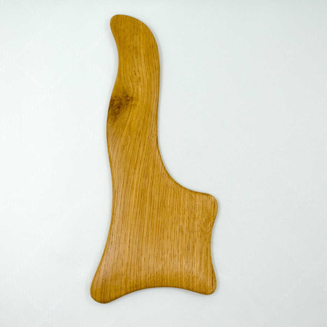 Oak Wood Gua Sha Massage Tool, Axe Paddle Scraper - Etsy