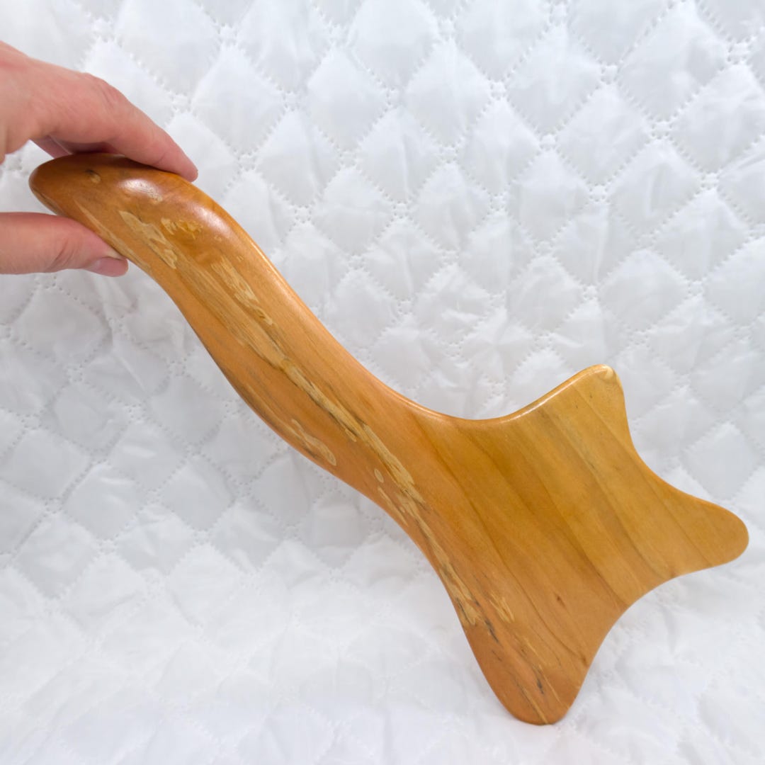 Gua Sha Massage Wooden Tool, Large Axe Shape Paddle, Wooden Massage for ...