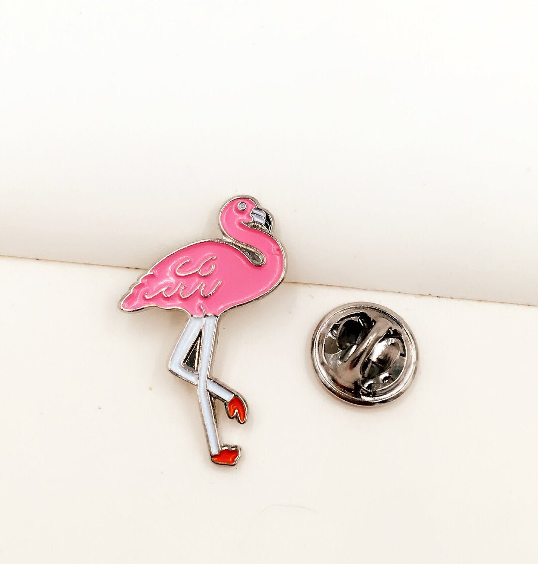 Pink Flamingo Lapel Hat Tie Pin Badge / Bird Lovers Brooch Brand New - Etsy