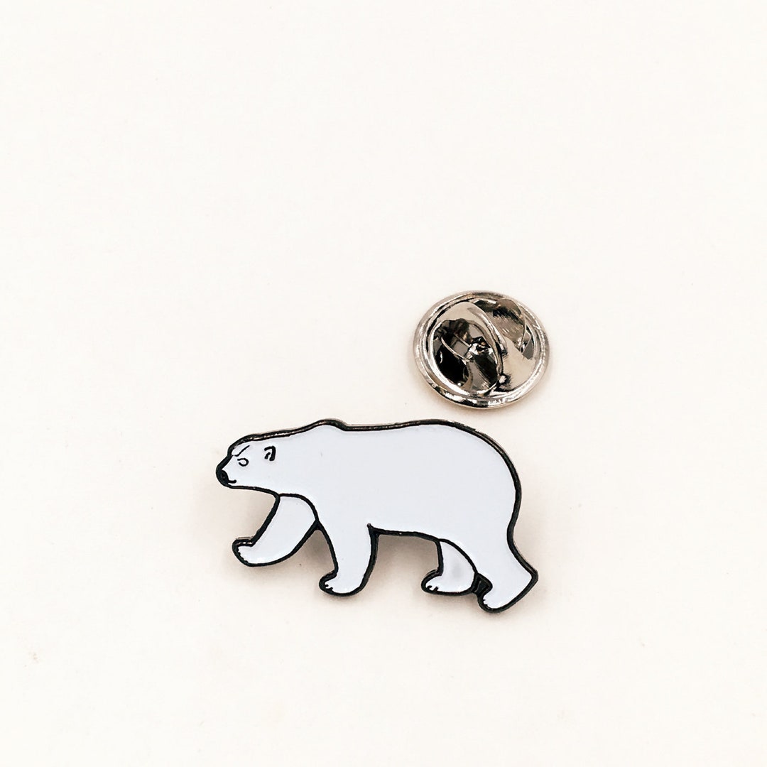 Polar Bear Lapel Hat Cap Tie Pin Badge / Brooch Animal Lovers - Etsy
