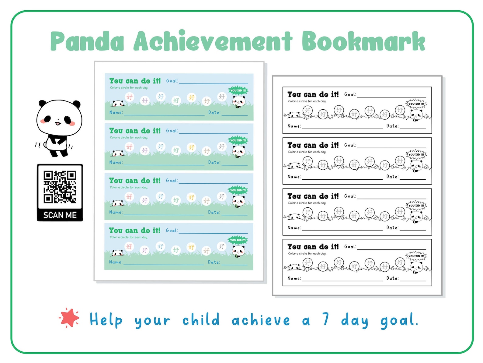 Chinese Reward Chart Chinese for Kids Chinese Learning Log - Etsy