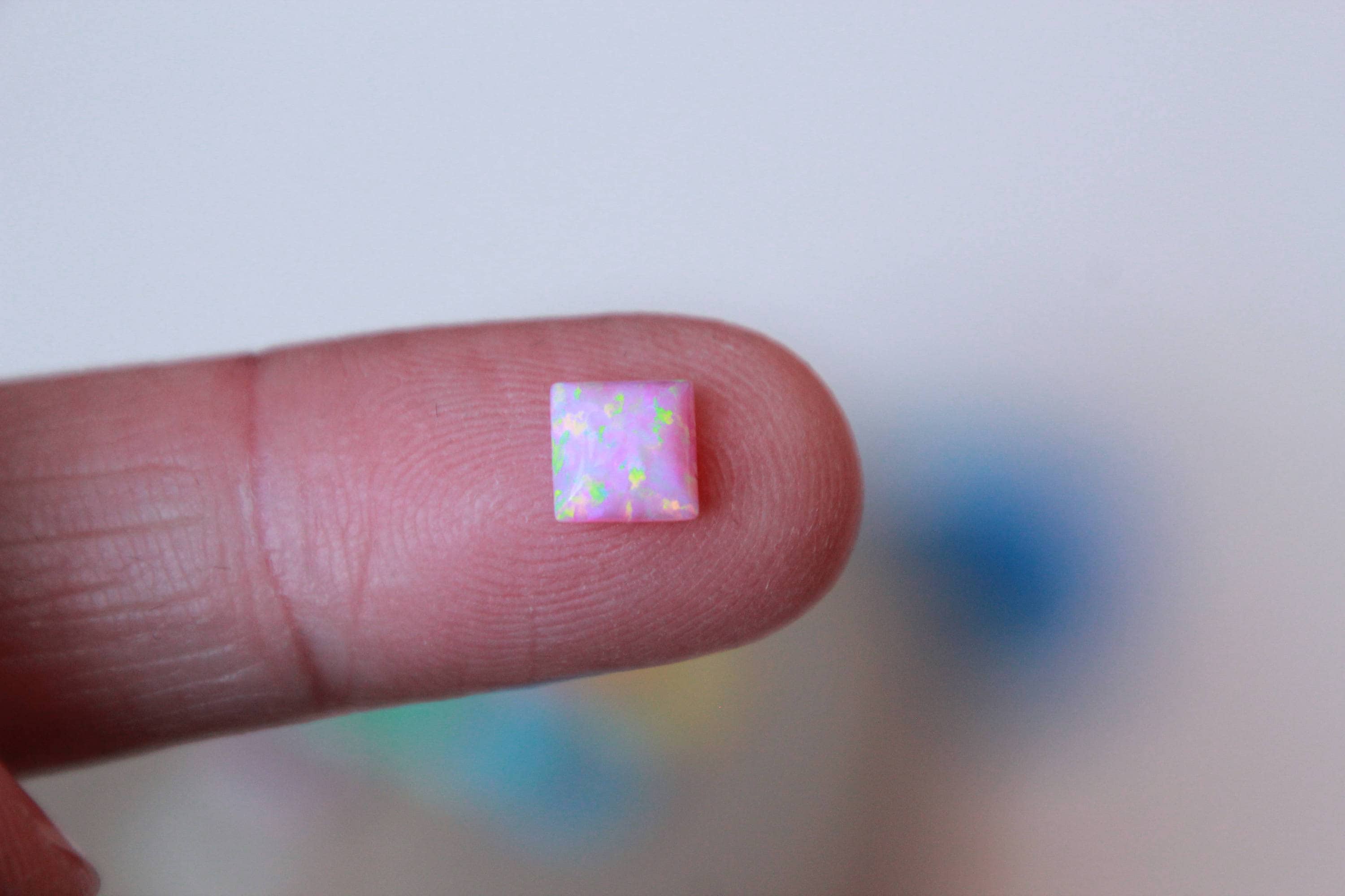 SQUARE OPALS 6mm Square Opal Cabochons Loose Opals Loose - Etsy