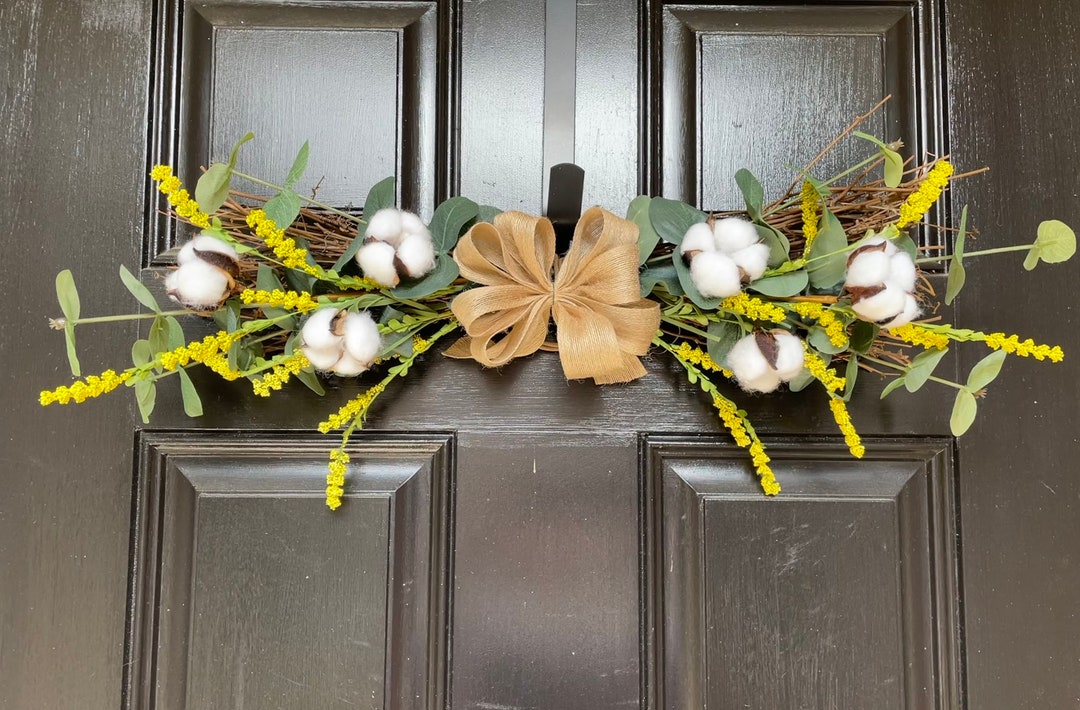 Yellow Cotton Grapevine Swag - Etsy