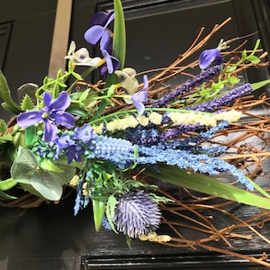 Purple Grapevine Swag - Etsy