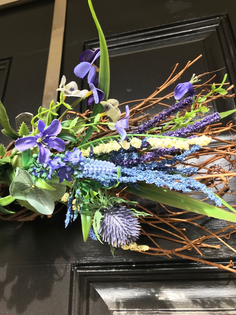 Purple Grapevine Swag | Etsy