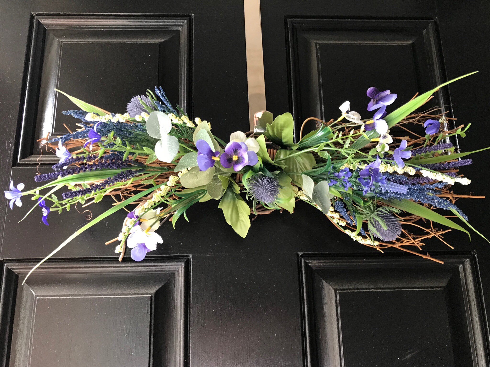 Purple Grapevine Swag | Etsy