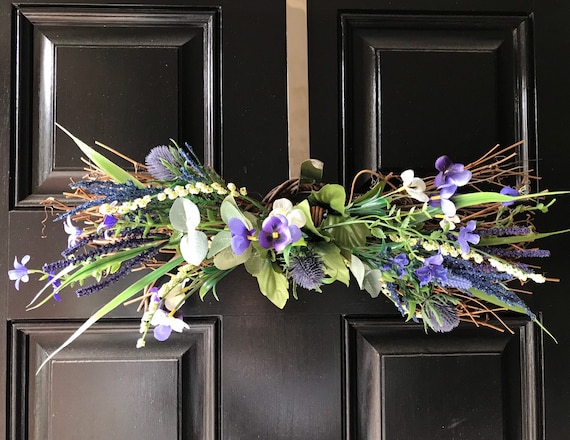 Purple Grapevine Swag | Etsy