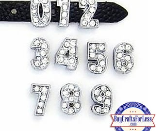 Rhinestone numbers | Etsy