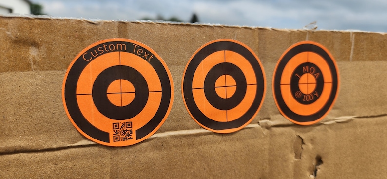 Customizeable Crosshair Target Stickers 50x - Etsy