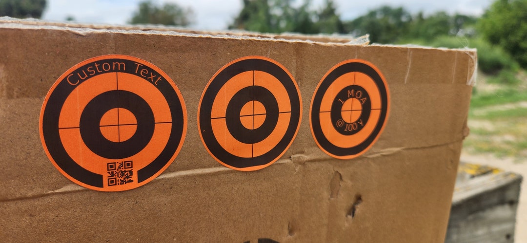 Customizeable Crosshair Target Stickers 50x - Etsy