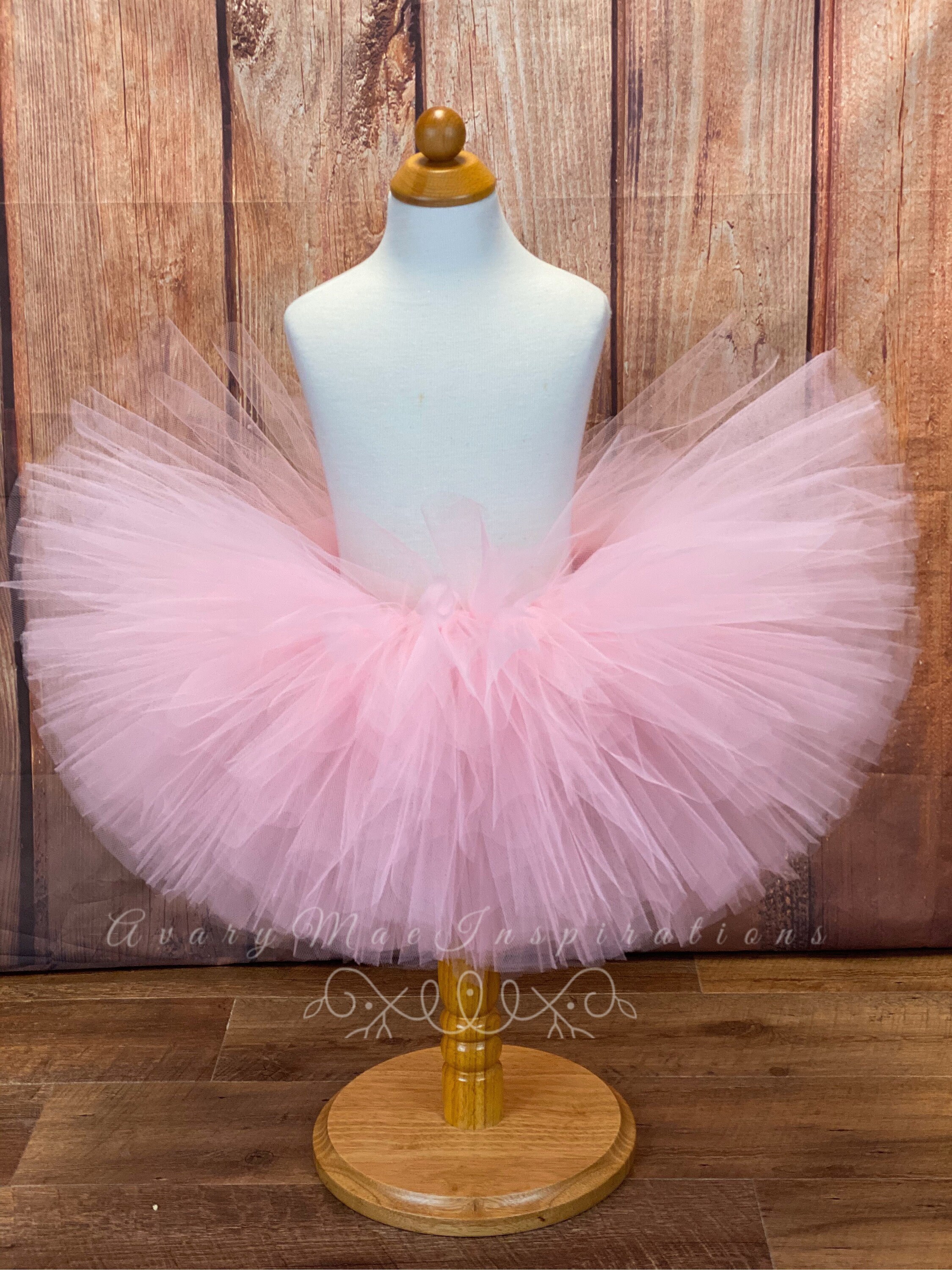Pink Girls Tutu Fluffy Girls Tutu First Birthday Tutu For Etsy