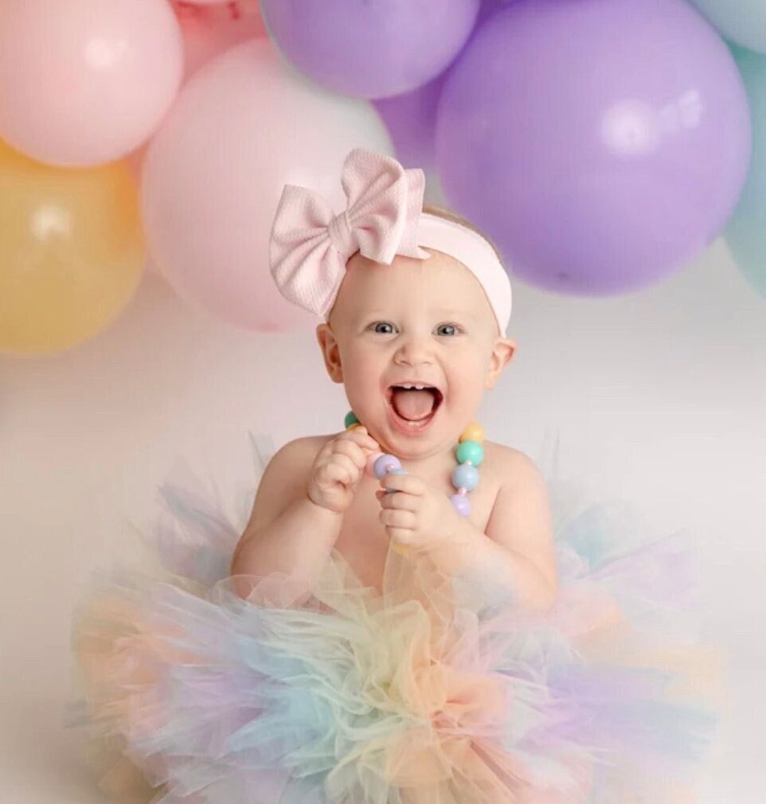 Pastel Rainbow Tutu, Baby Tutu, Infant Tutu, Toddler Tutu, Girls Tutu ...