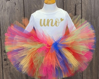 Uno Tutu Outfit - Etsy