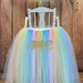 Pastel Rainbow High Chair Tutu Highchair Banner for Girls - Etsy