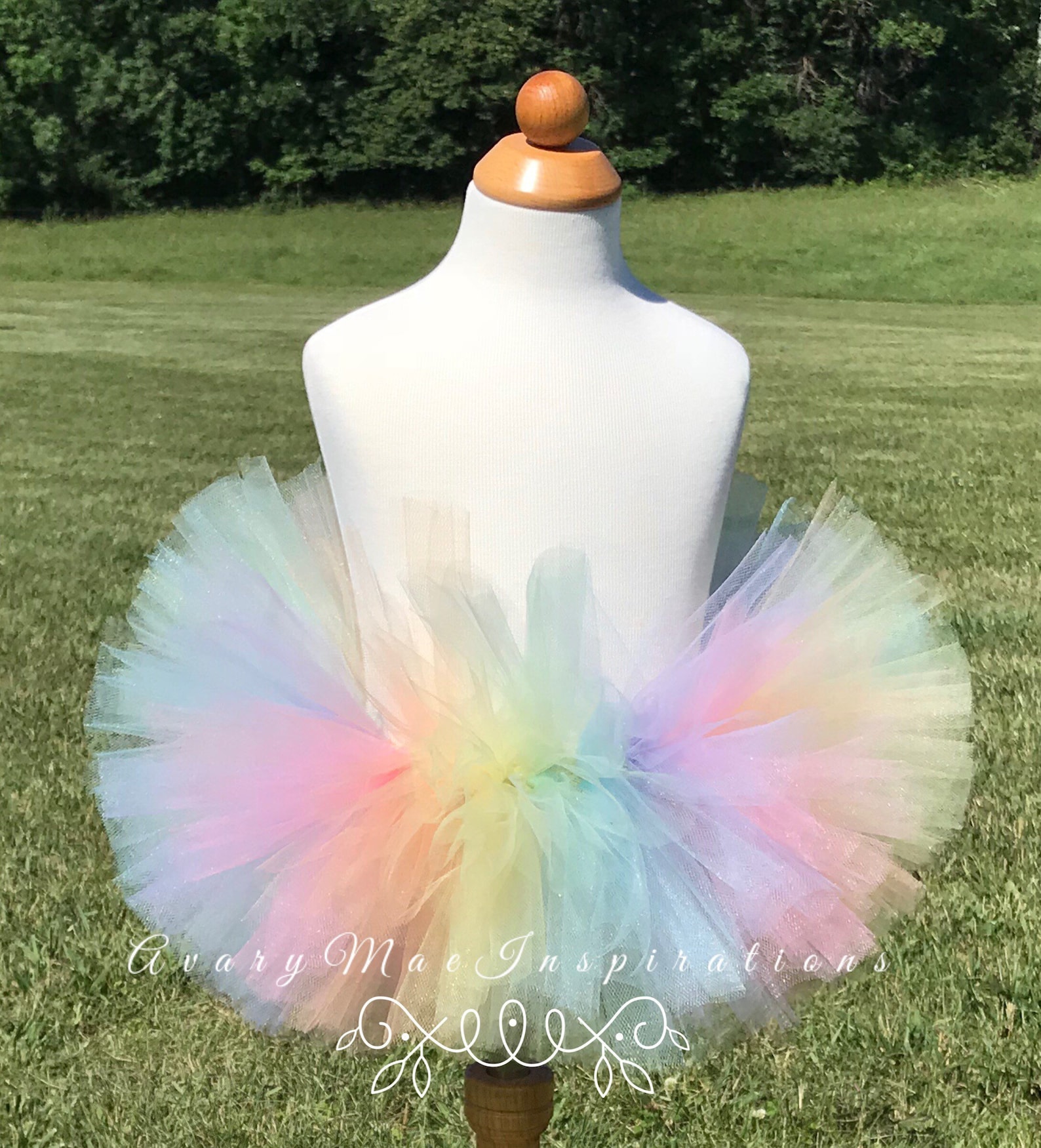 Pastel Rainbow Tutu, Baby Tutu, Infant Tutu, Toddler Tutu, Girls Tutu ...