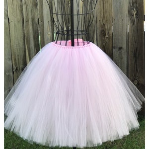 Light Pink Tutu, Pink Skirt, Pink Tulle Tutu, Light Pink Tulle Tutu ...