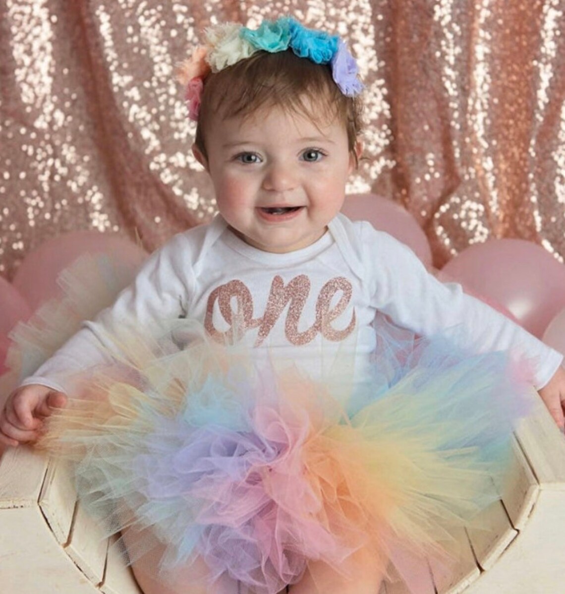 Pastel Rainbow Tutu Baby Tutu Infant Tutu Toddler Tutu - Etsy