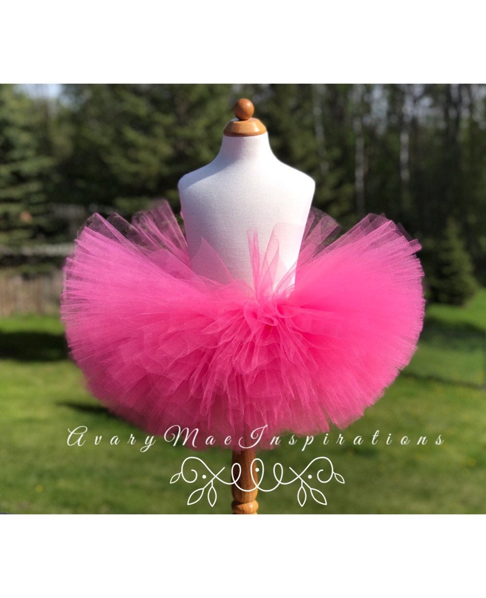 Pink Girls Tutu, Fluffy Girls Tutu, First Birthday Tutu for Toddlers ...