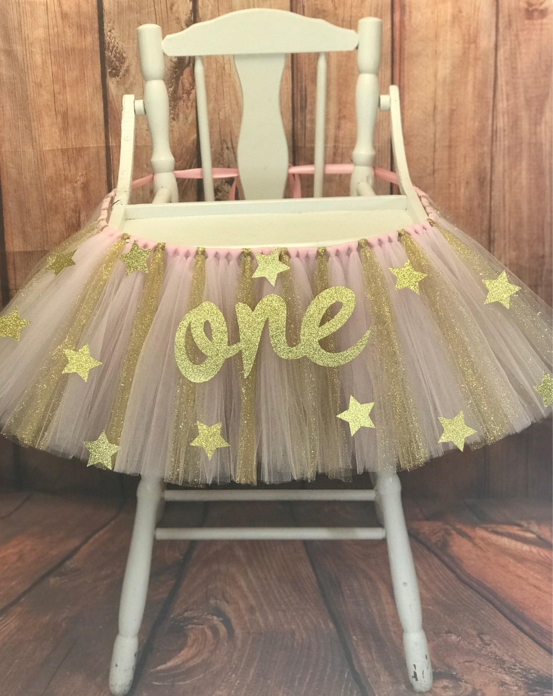 Twinkle Twinkle Little Star High Chair Tutu, High Chair Banner ...