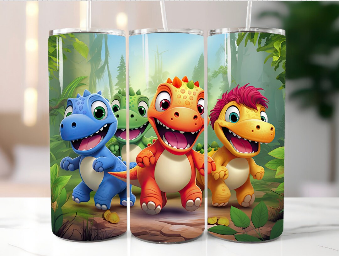 Baby Dinosaurs T-rex Kids 20oz Tumbler Gift for Friend - Etsy