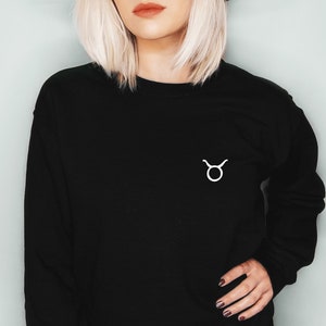 Taurus Sweatshirt Zodiac Sign Sweater Taurus Astrology - Etsy