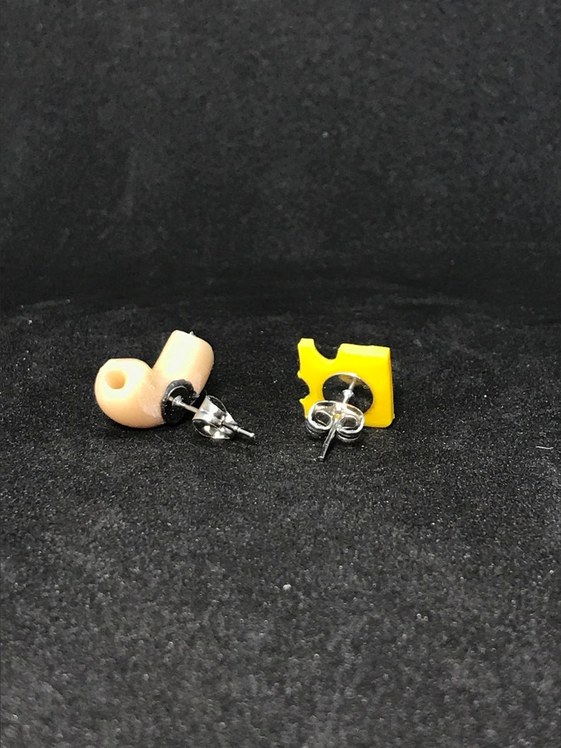 Macaroni and Cheese Earrings - Mac & Cheese Earrings - Mac and Cheese ...